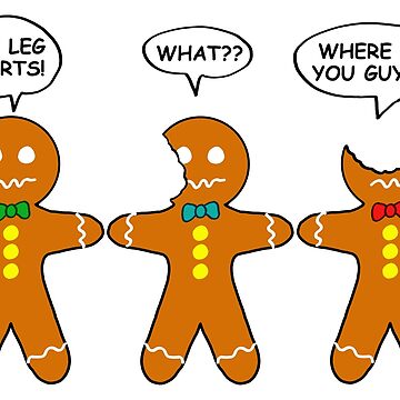 "Christmas Gingerbread Men Humor" Classic T-Shirt for Sale by ...