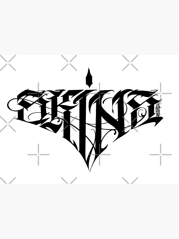 "Alternative logo of Skins Tattoo and Piercing Studio" Canvas Print for ...