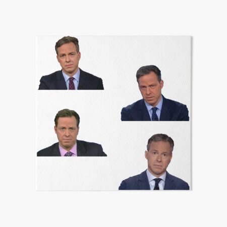 "Perplexed Jake Tapper" Art Board Print by filastrocca | Redbubble