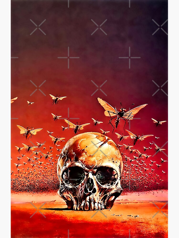 "Alien Skull - Vintage Sci-Fi Art" Poster for Sale by NinaJG007 | Redbubble