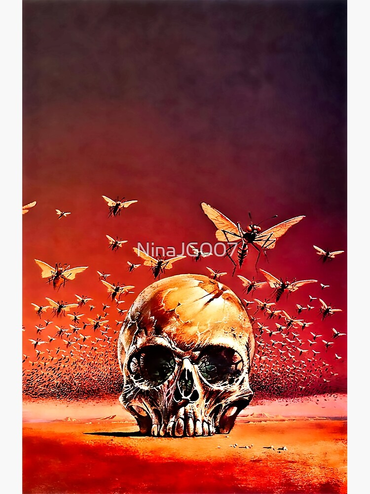 "Alien Skull - Vintage Sci-Fi Art" Poster for Sale by NinaJG007 | Redbubble