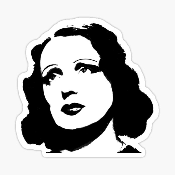 "Edith Piaf French Gothic Beauty " Sticker for Sale by TinaMancusi ...