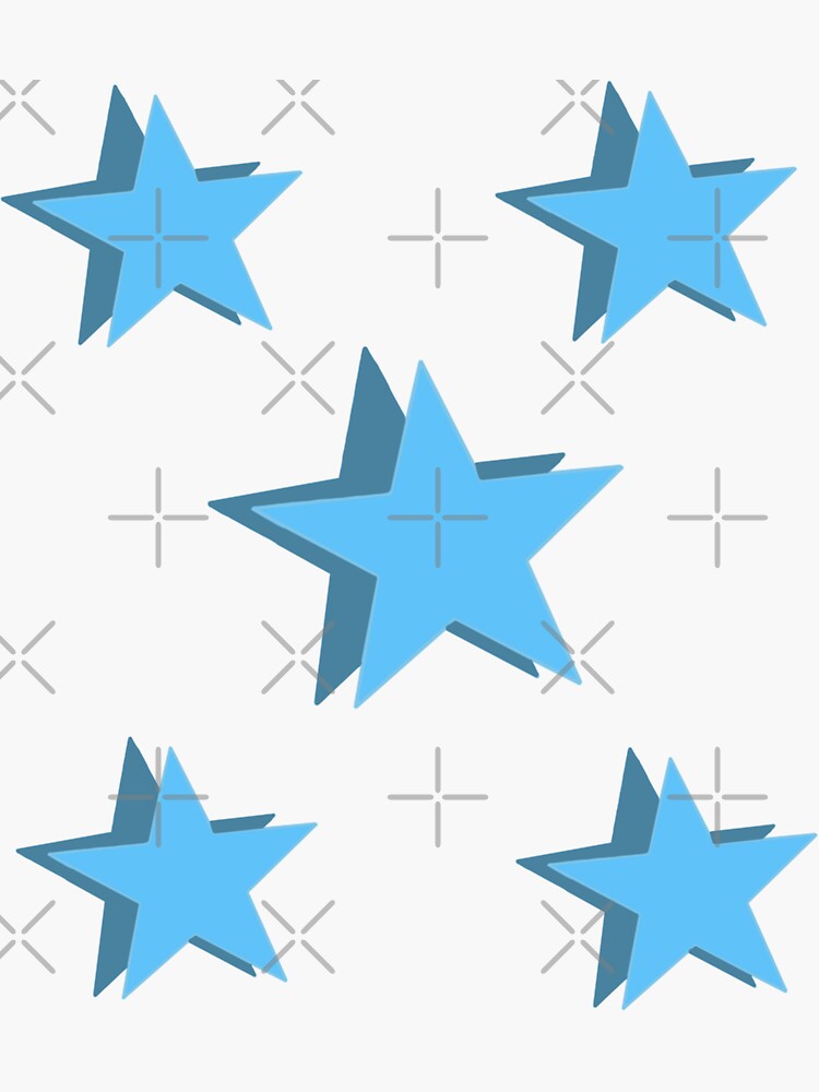 "blue star pack" Sticker for Sale by Brynn34 | Redbubble