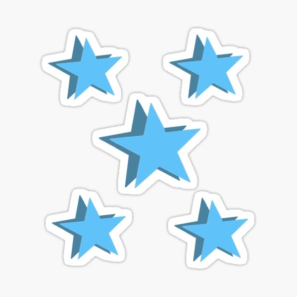 "blue star pack" Sticker for Sale by Brynn34 | Redbubble