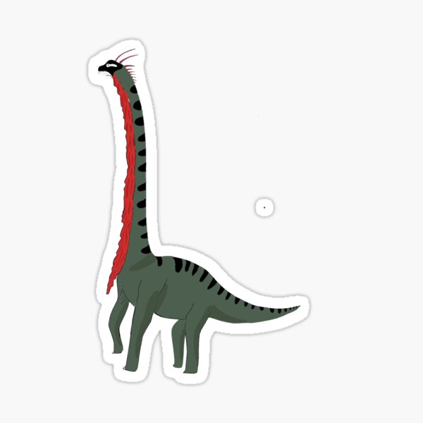 "Brachiosaurus Standing Tall" Sticker for Sale by FossilRecordGNS ...