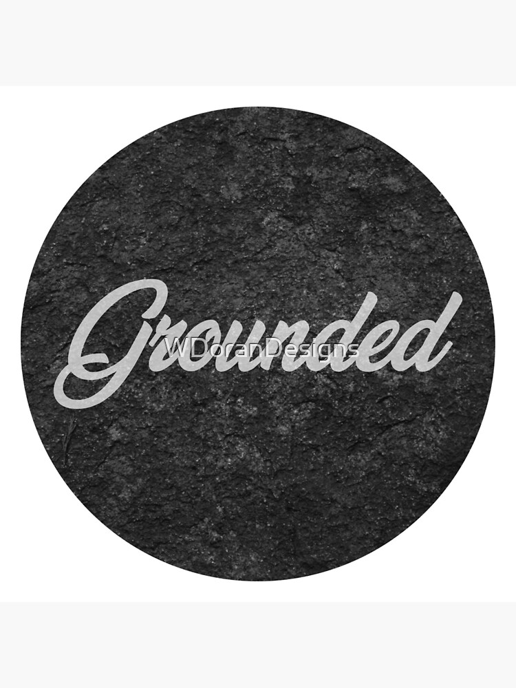 "Grounded Logo Design in Grey" Poster by WDoranDesigns | Redbubble