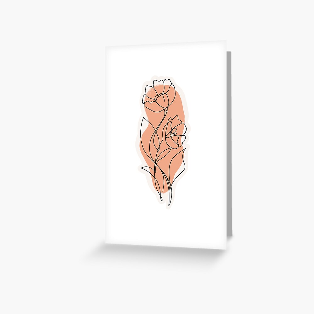 "Flower Outline Art Sticker" Sticker for Sale by mermaidnelly | Redbubble