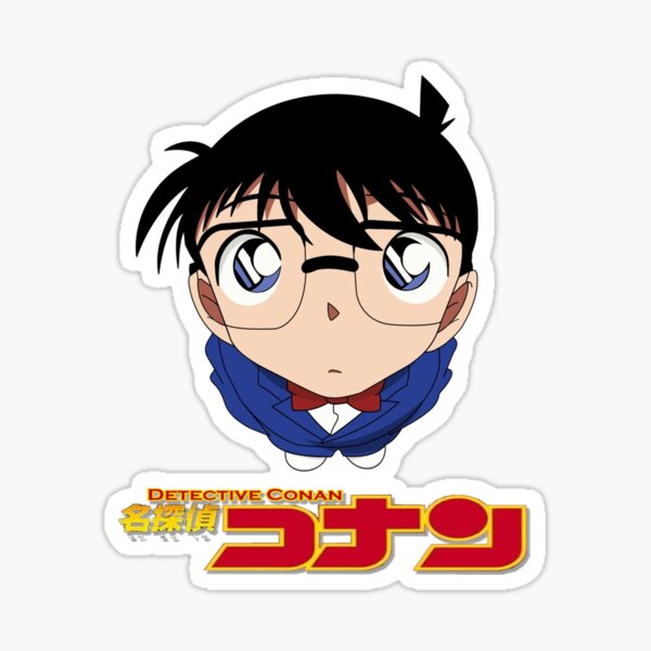 "Detective Conan " Sticker for Sale by zakariaelmorsy | Redbubble
