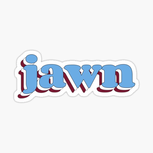 "Baseball Jawn - Go Phils" Sticker for Sale by rianfee | Redbubble