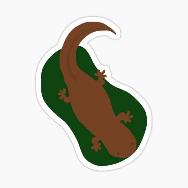 "Hellbender" Sticker for Sale by Lasioglossumz | Redbubble
