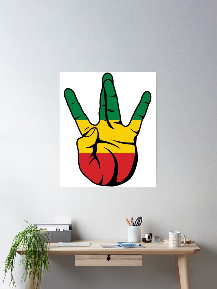 Rastafari Hand Symbolen