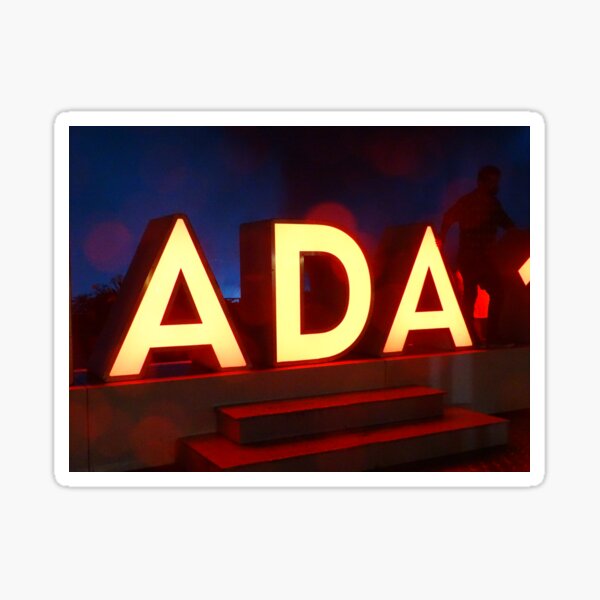"Ada, Ada mug, Ada sticker, Ada magnet, Ada mug, Ada mask " Sticker by ...