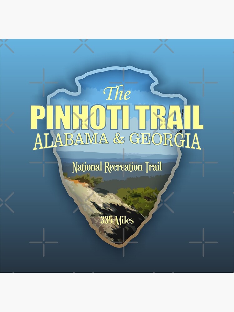 "Pinhoti Trail (arrowhead)" Poster for Sale by curranmorgan | Redbubble