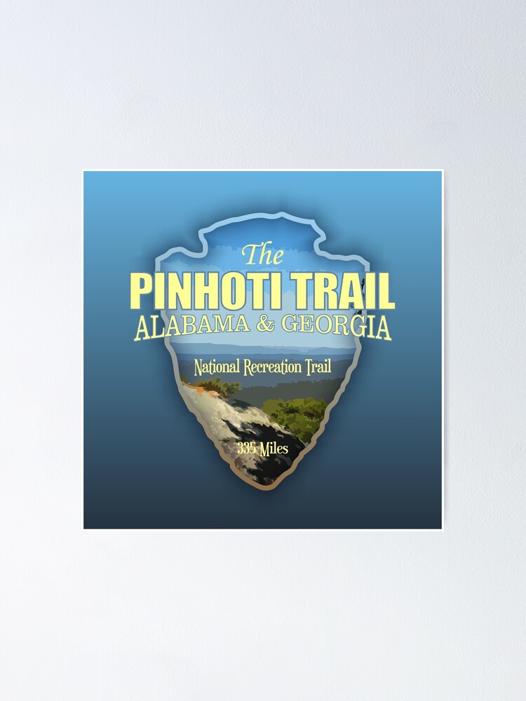 "Pinhoti Trail (arrowhead)" Poster for Sale by curranmorgan | Redbubble
