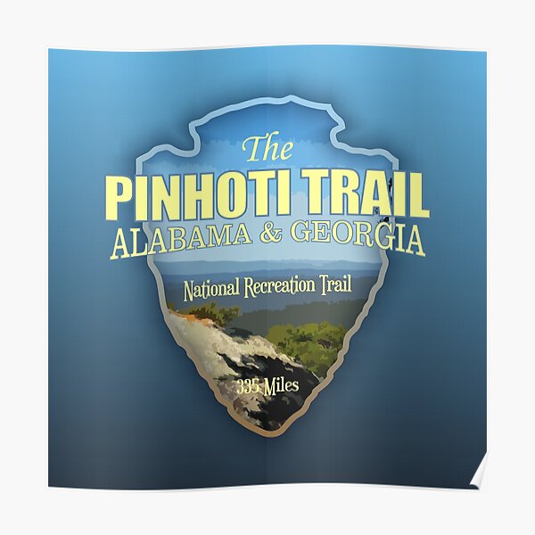 "Pinhoti Trail (arrowhead)" Poster for Sale by curranmorgan | Redbubble