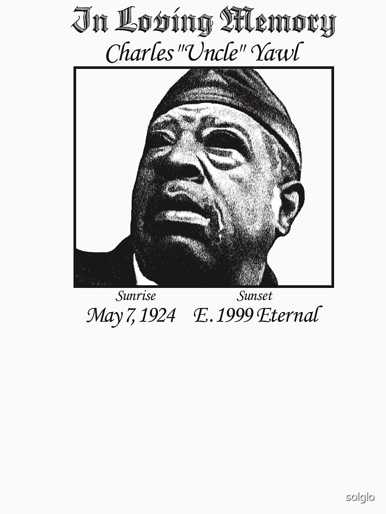 "Uncle Charles" Essential T-Shirt for Sale by solglo | Redbubble