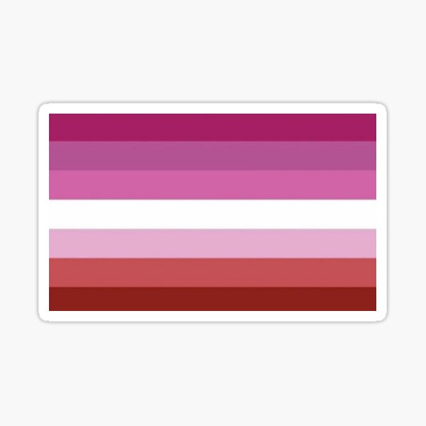 Lesbian Pride Flag Sticker For Sale By Solidarityandco Redbubble