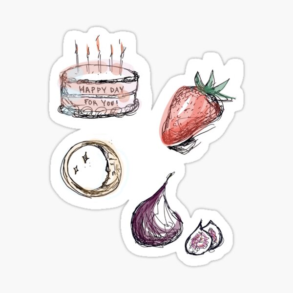 "happy sticker collection" Sticker by quincywhipple | Redbubble