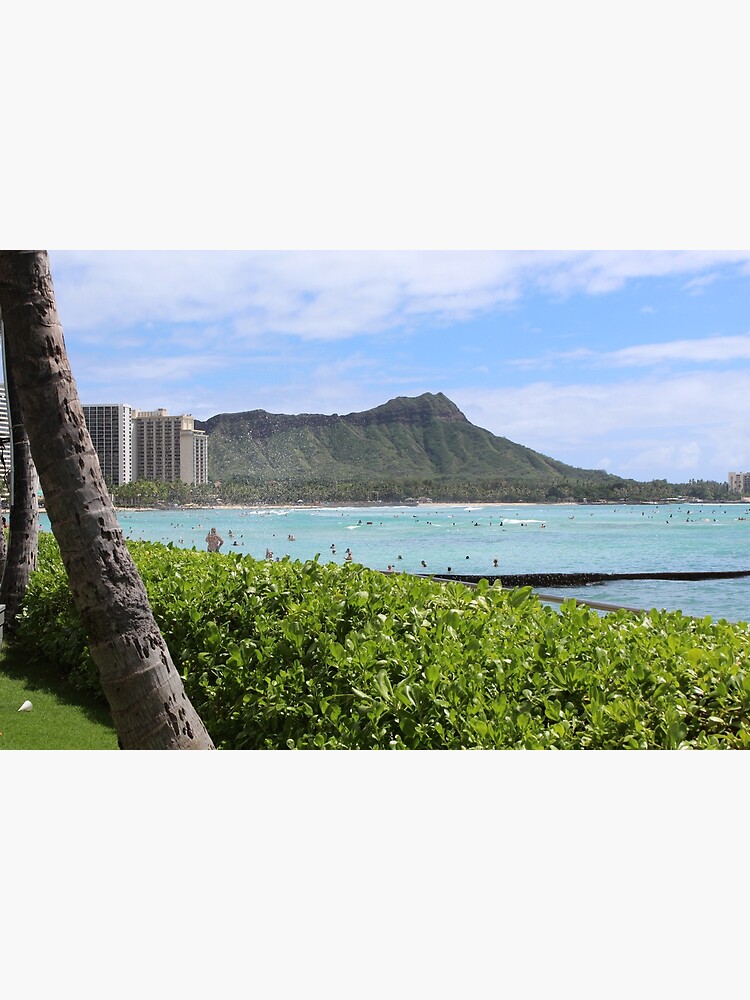"Diamond Head mountain Hawaii" Poster for Sale by lizdeloro | Redbubble