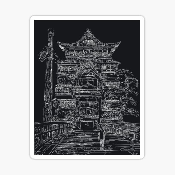 "Japanese Onsen Bathhouse" Sticker for Sale by Object95 | Redbubble