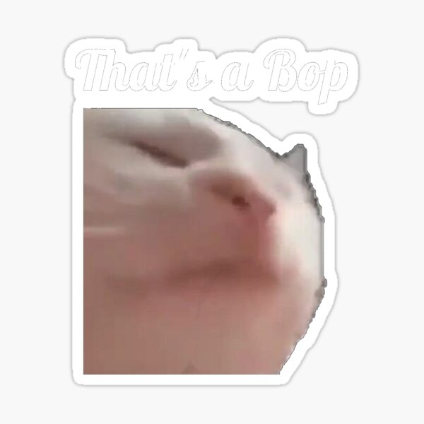 "Vibing cat meme" Sticker for Sale by Life4Tees | Redbubble