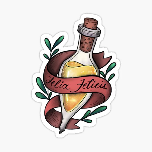 "Felix Felicis" Sticker for Sale by iraaart | Redbubble