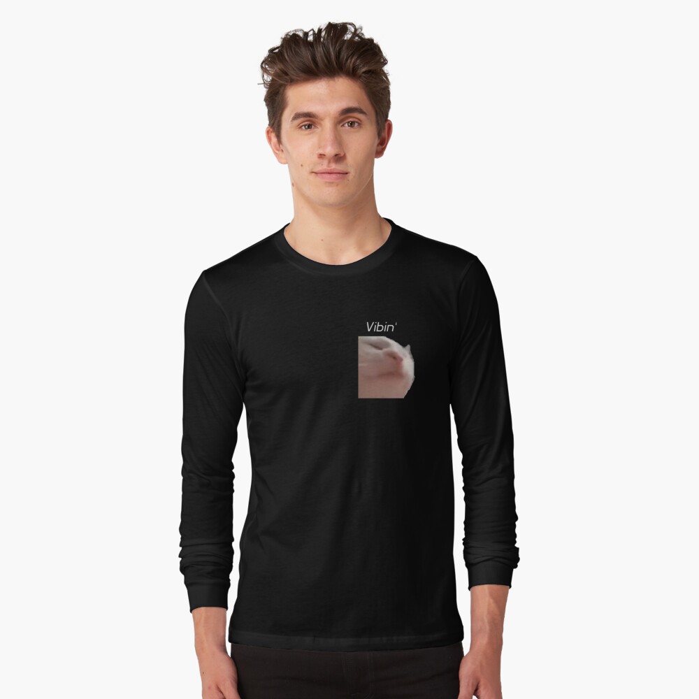"Vibin cat meme" Sticker for Sale by Life4Tees | Redbubble