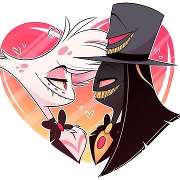 "Angel Dust x Sir Pentious Sirdust Ship Meme" Sticker for Sale by ...