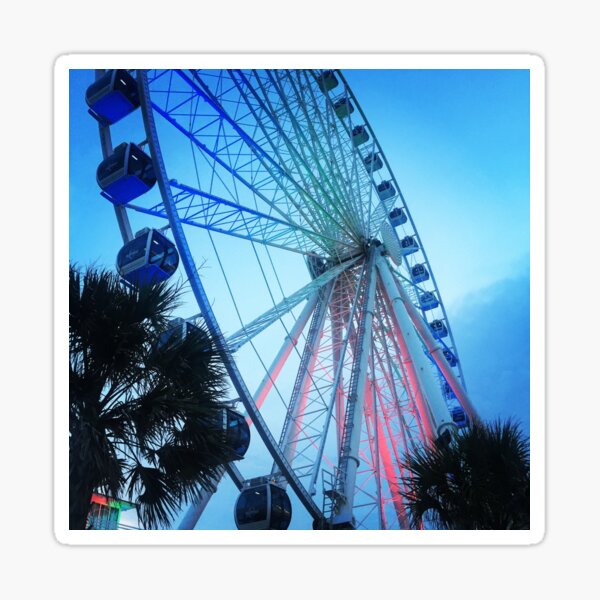 "Ferris Wheel " Sticker by GeminiStars | Redbubble