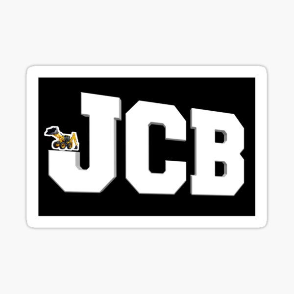 "Jcb stickers " Sticker for Sale by ALAM08 | Redbubble