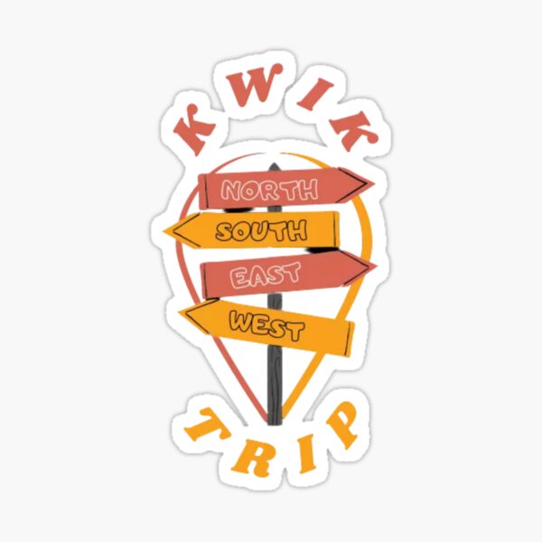 "KWIK TRIP " Sticker for Sale by SKYCREATION | Redbubble