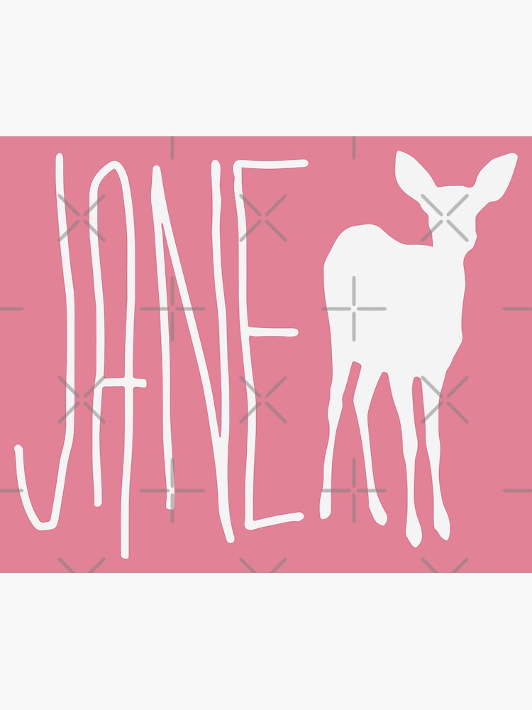 "Jane doe" Sticker for Sale by soyranka | Redbubble