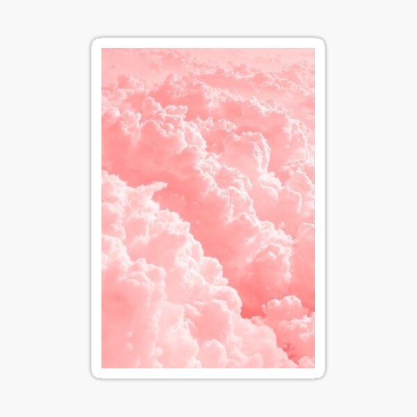 "Pink Clouds stickers" Sticker by NextBessThing | Redbubble