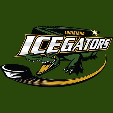 "Louisiana IceGators" Sticker for Sale by Kanaryart | Redbubble