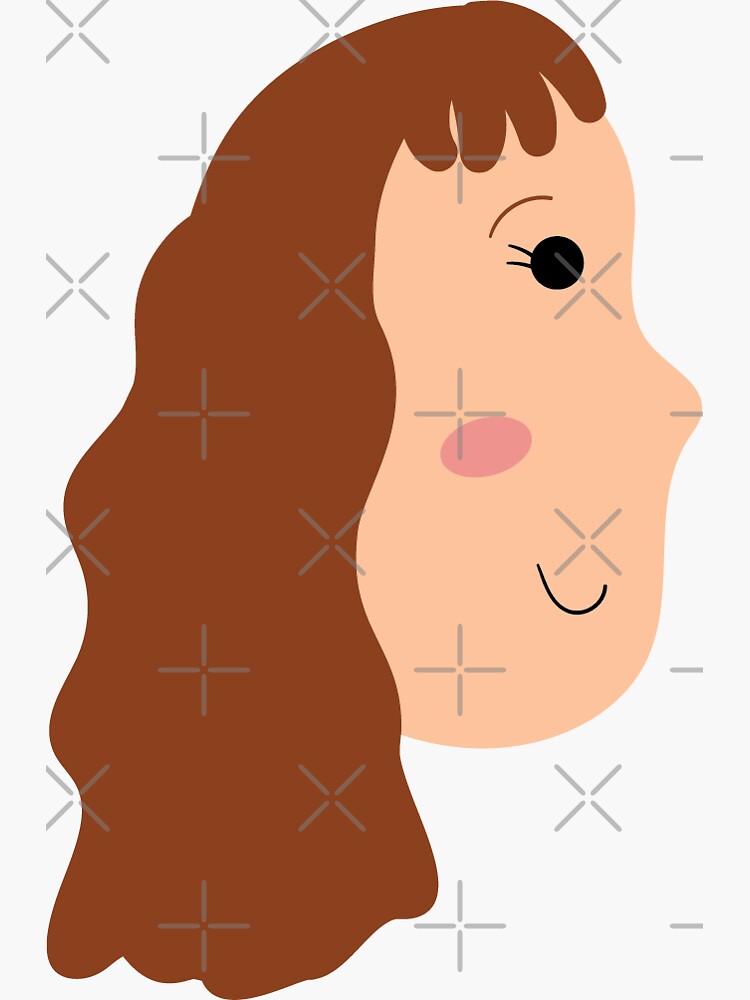 "The Office: Pam Beesly" Sticker for Sale by alli-j-art | Redbubble