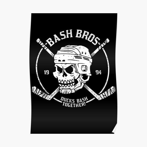 "BASH BROS - The Mighty Ducks Brother" Poster by ClarkeTee | Redbubble