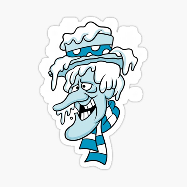 "Miser Brothers - Snow miser" Sticker for Sale by GeorgeMcFarland ...