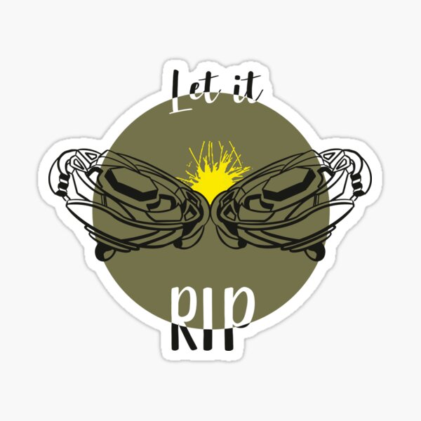 "beyblade let it rip" Sticker for Sale by Lins-penseeltje | Redbubble