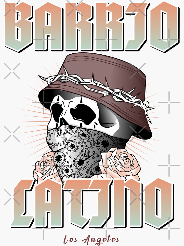 "Barrio Latino" Sticker by TTOLEDO10K | Redbubble