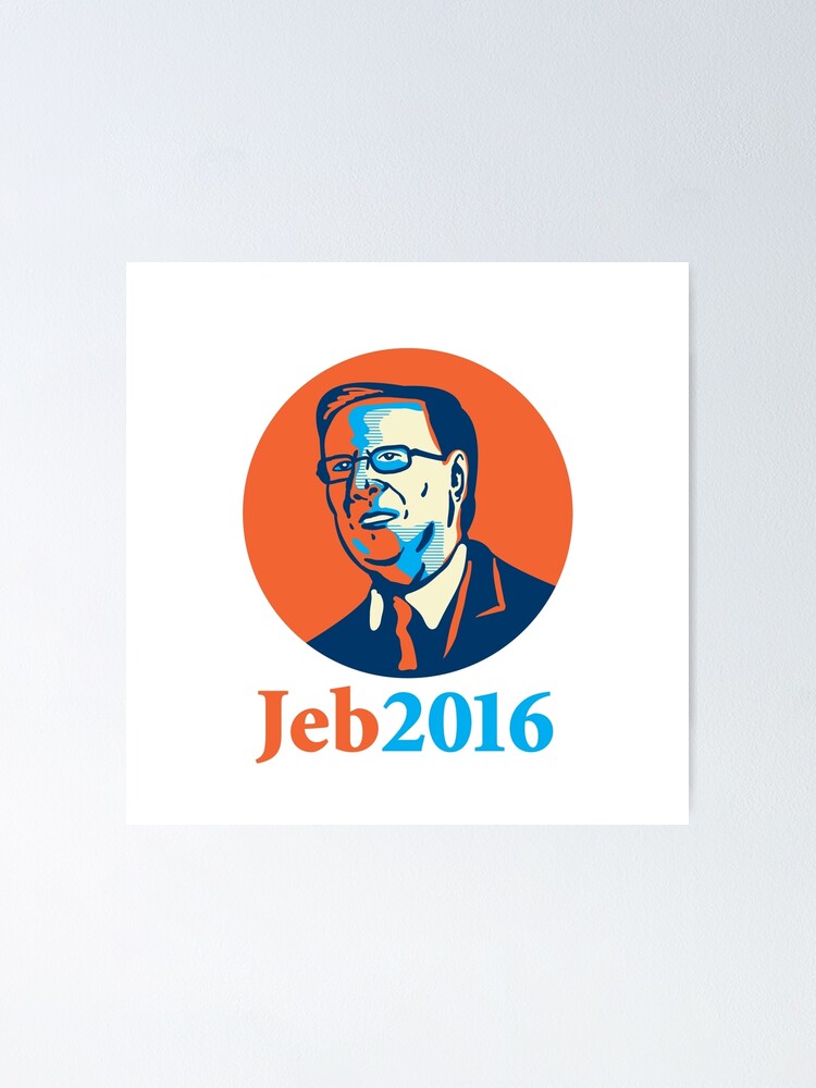 Póster «Presidente republicano Jeb 2016» de retrovectors | Redbubble