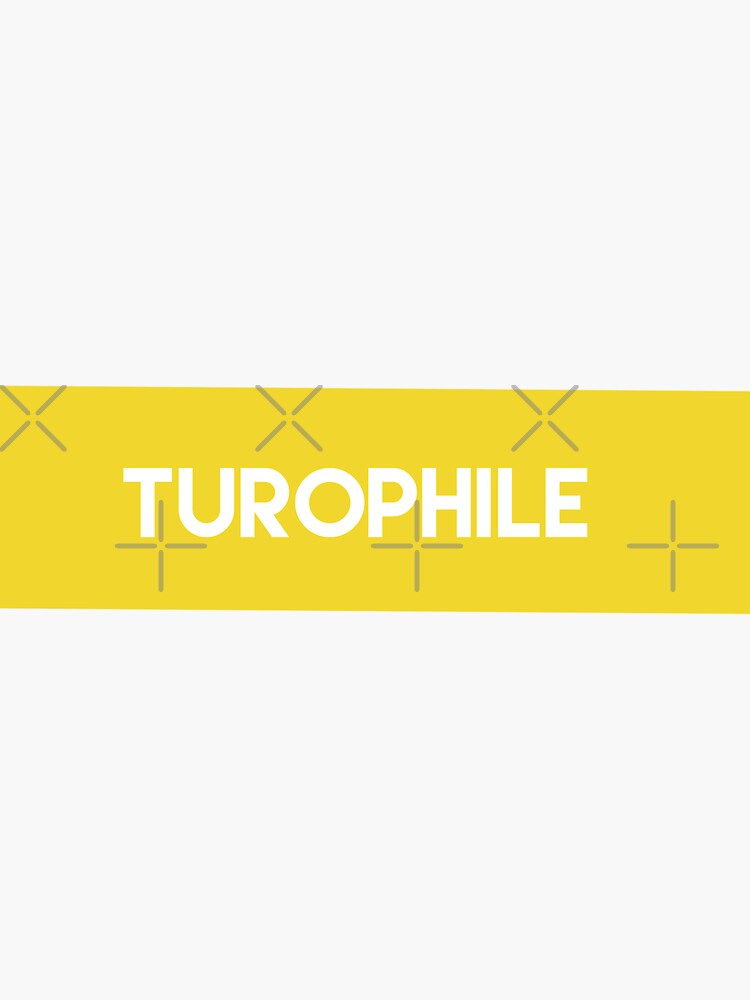 "Turophile " Sticker by WOWSOMETHINGNEW | Redbubble