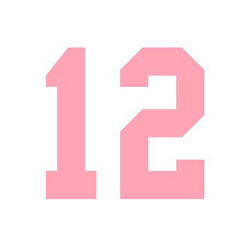 "12 Number Twelve Girls Jersey" Sticker for Sale by elhefe | Redbubble