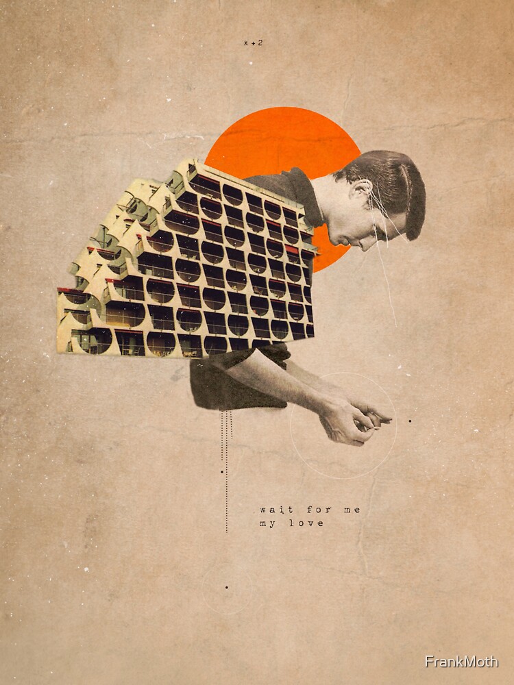 "Wait For Me" Sticker for Sale by FrankMoth | Redbubble