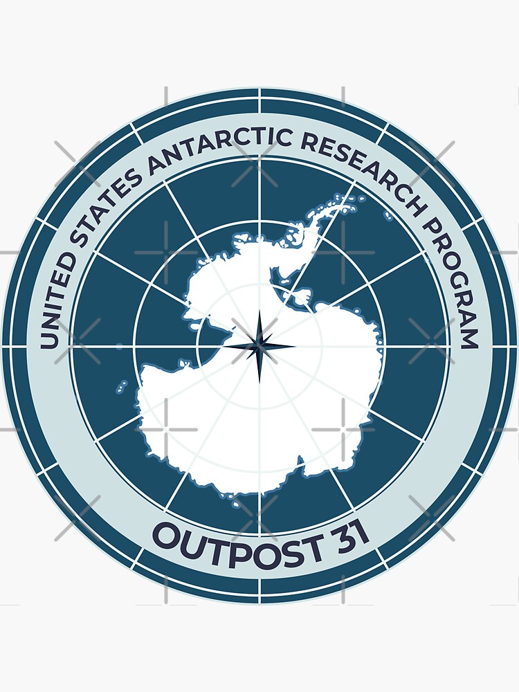 "The Thing - Outpost 31 badge" Sticker for Sale by PCB1981 | Redbubble