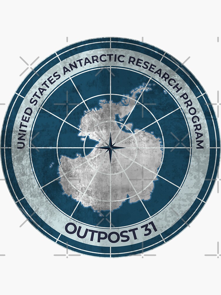 "The Thing - Outpost 31 badge - distressed" Sticker for Sale by PCB1981 ...