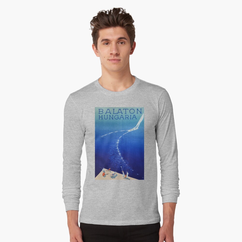 Kunstdruck mit "retro classic Balaton poster" von CorasPosters | Redbubble