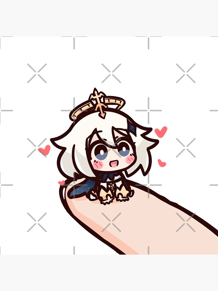 "Genshin Impact Chibi Quick Sketch - Paimon on Fingertip!" Poster for ...