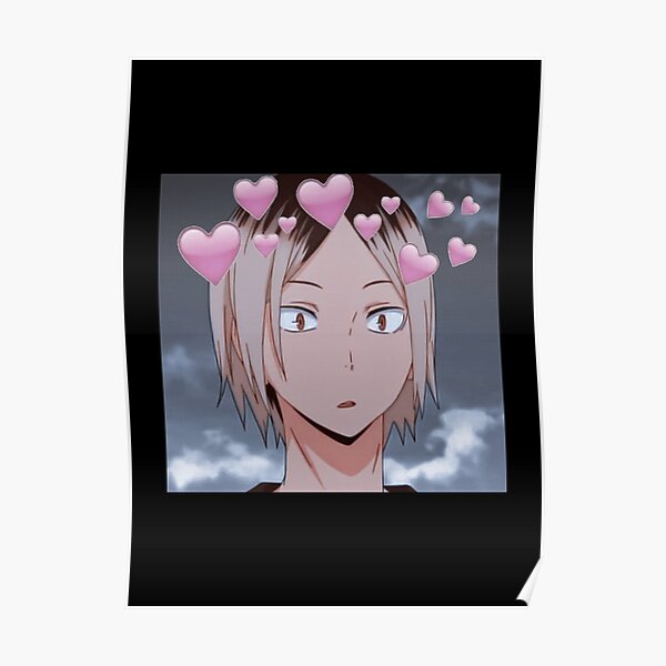 "Aesthetic Hearts Kenma" Poster by narcocynic | Redbubble