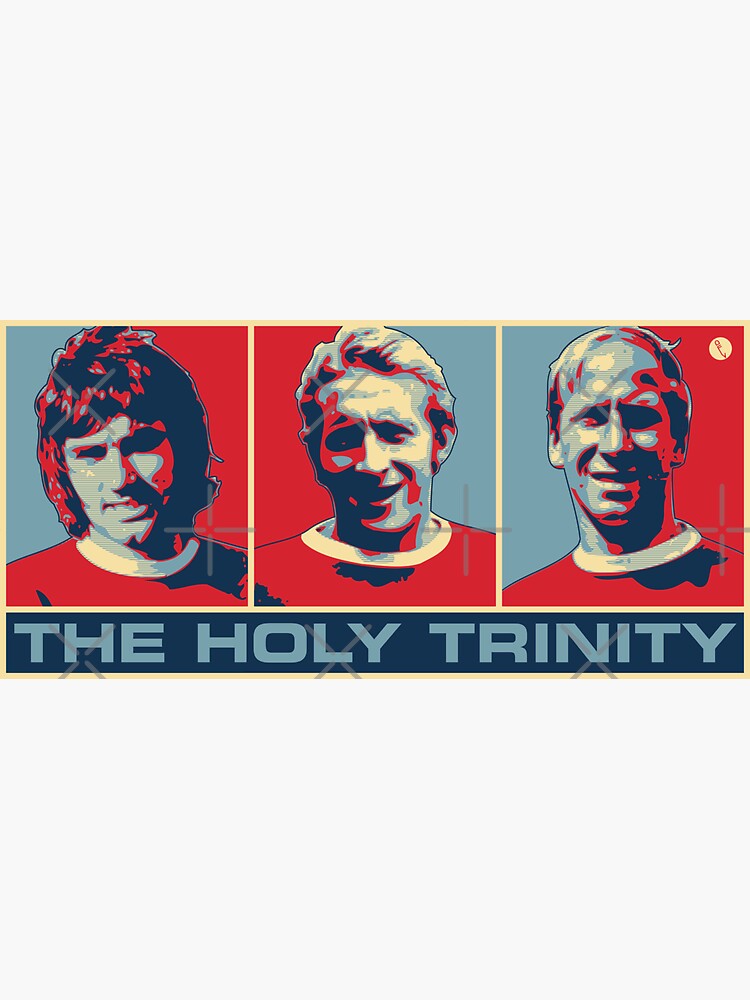 "The Holy Trinity " Sticker by DAFTFISH | Redbubble