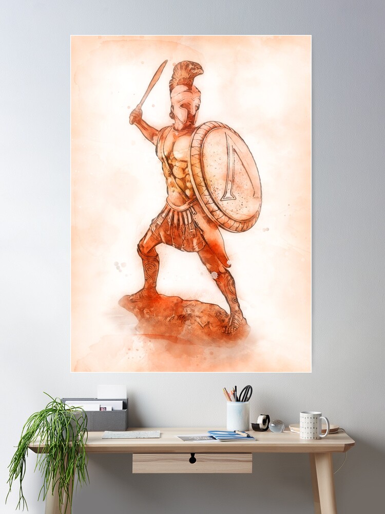 Anciens Guerriers Spartiates Clipart Spartiates Plusieurs Guerriers